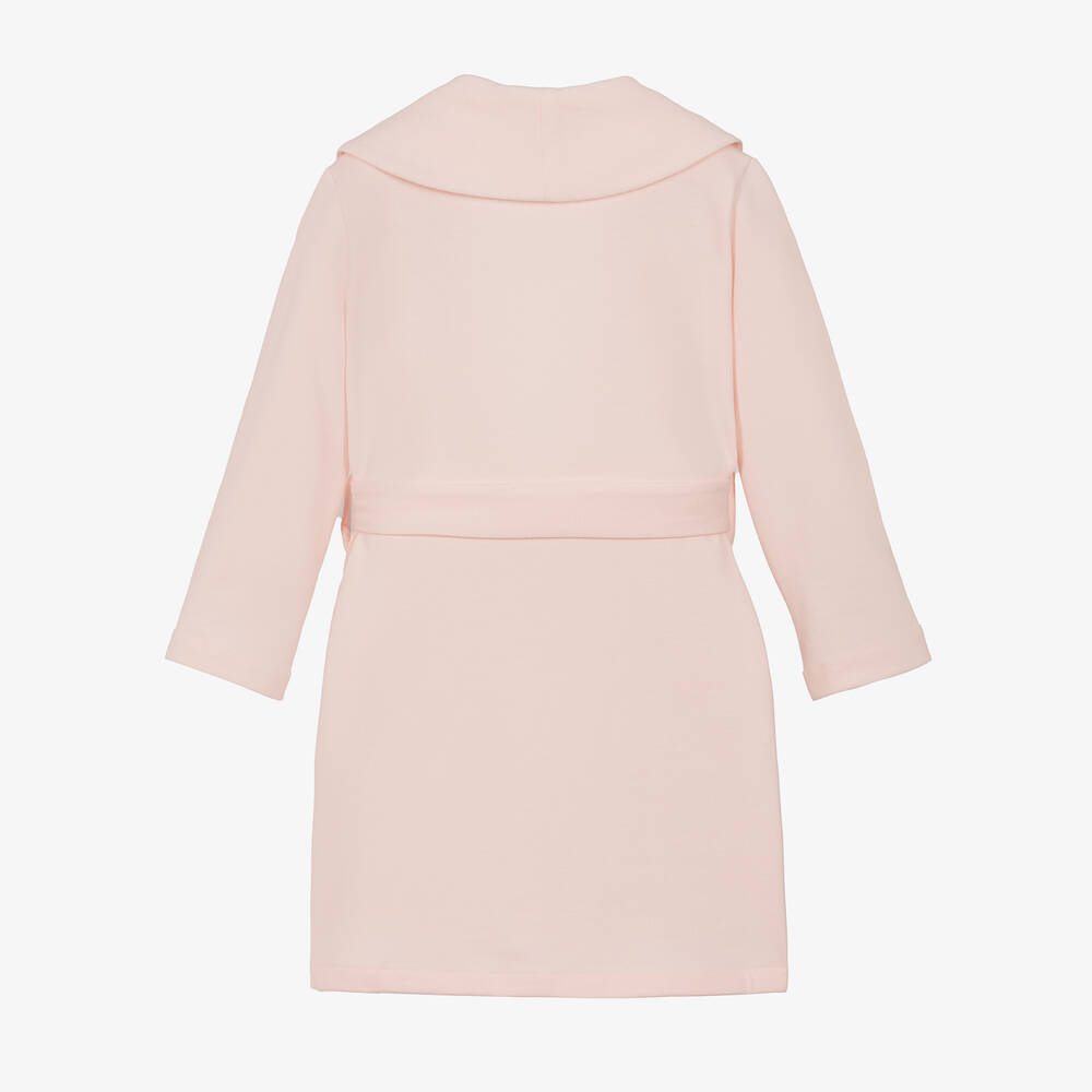 AMIKI Children - Girls Pink Cotton Dressing Gown | Childrensalon