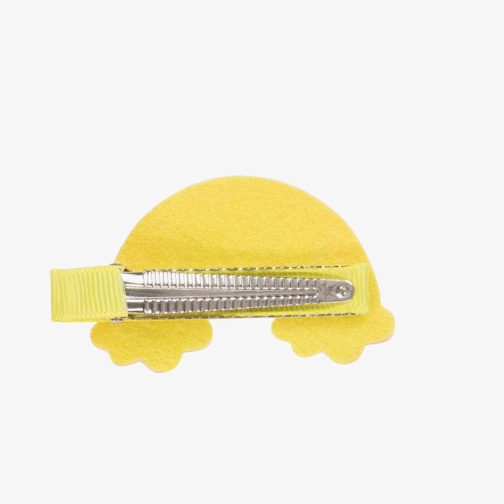 Billieblush - Girls Pink Glittery Rainbow Hair Clip | Childrensalon