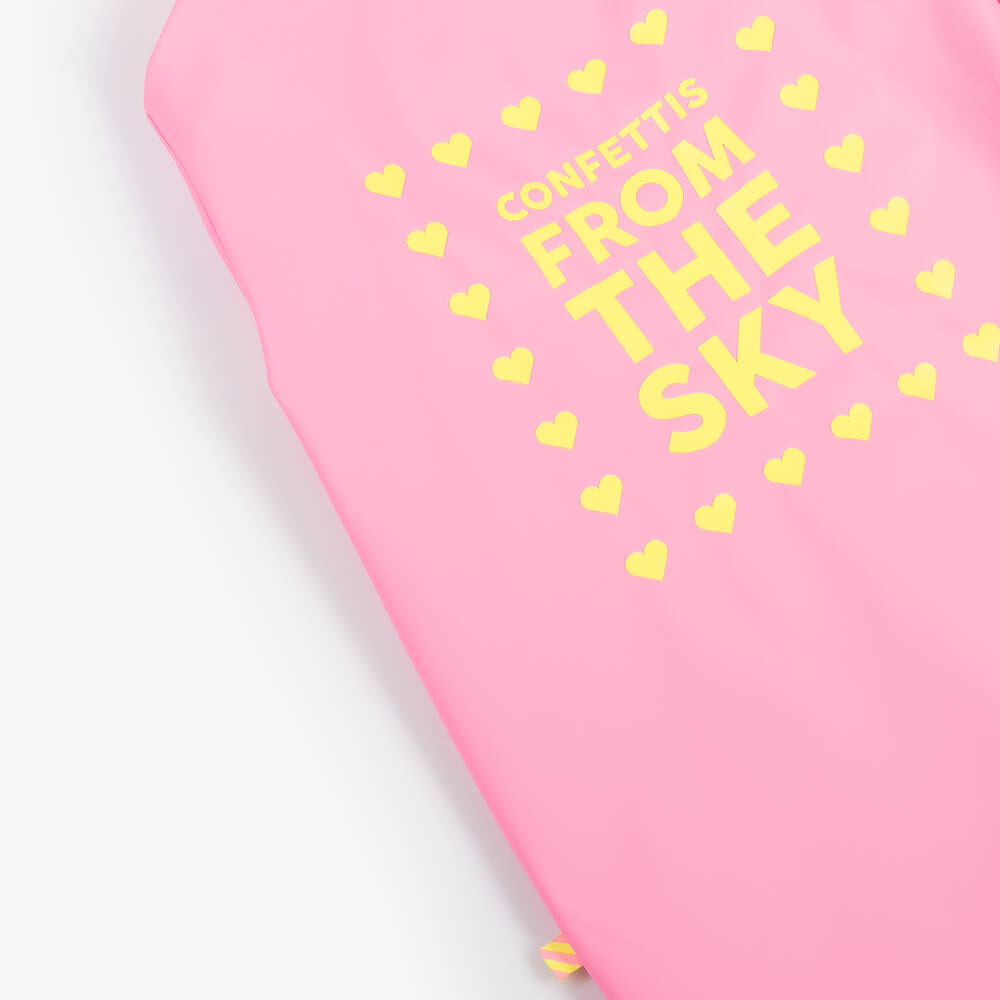 Billieblush - Girls Pink Hooded Raincoat | Childrensalon