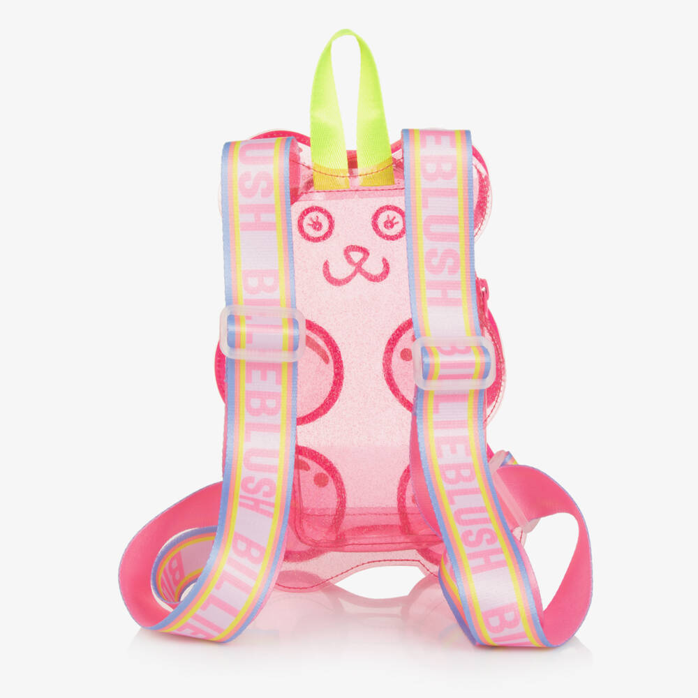 Billieblush - Girls Pink Jelly Bear Backpack (20cm) | Childrensalon
