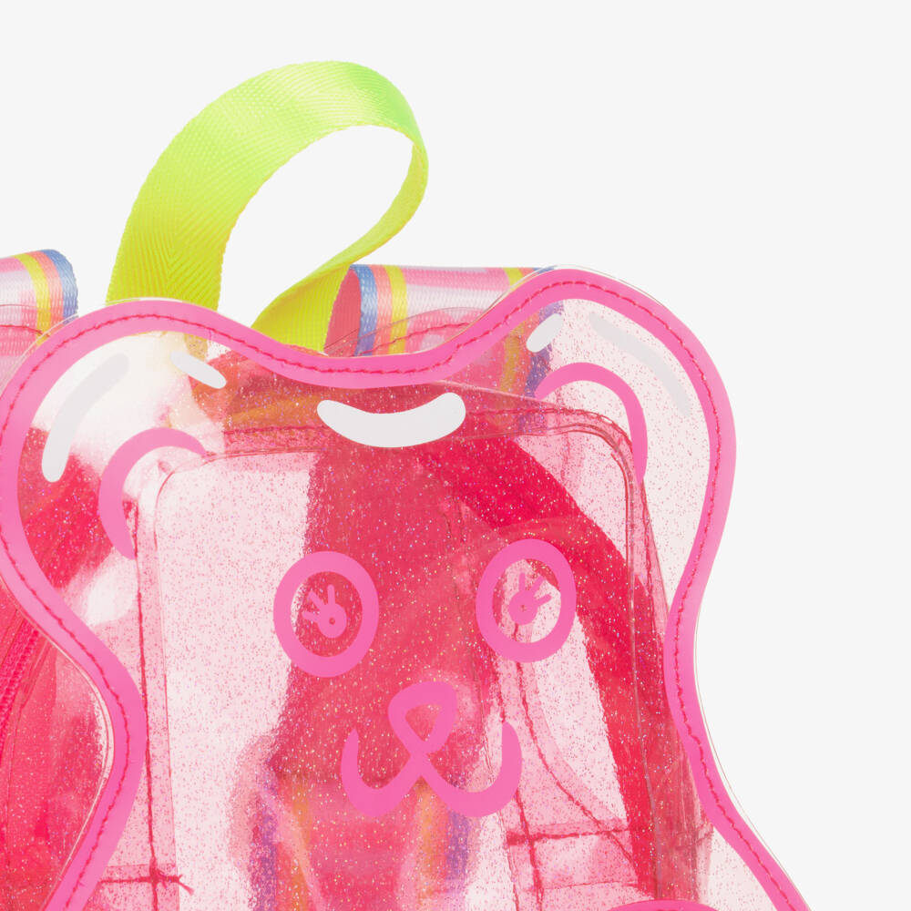 Billieblush - Girls Pink Jelly Bear Backpack (20cm) | Childrensalon