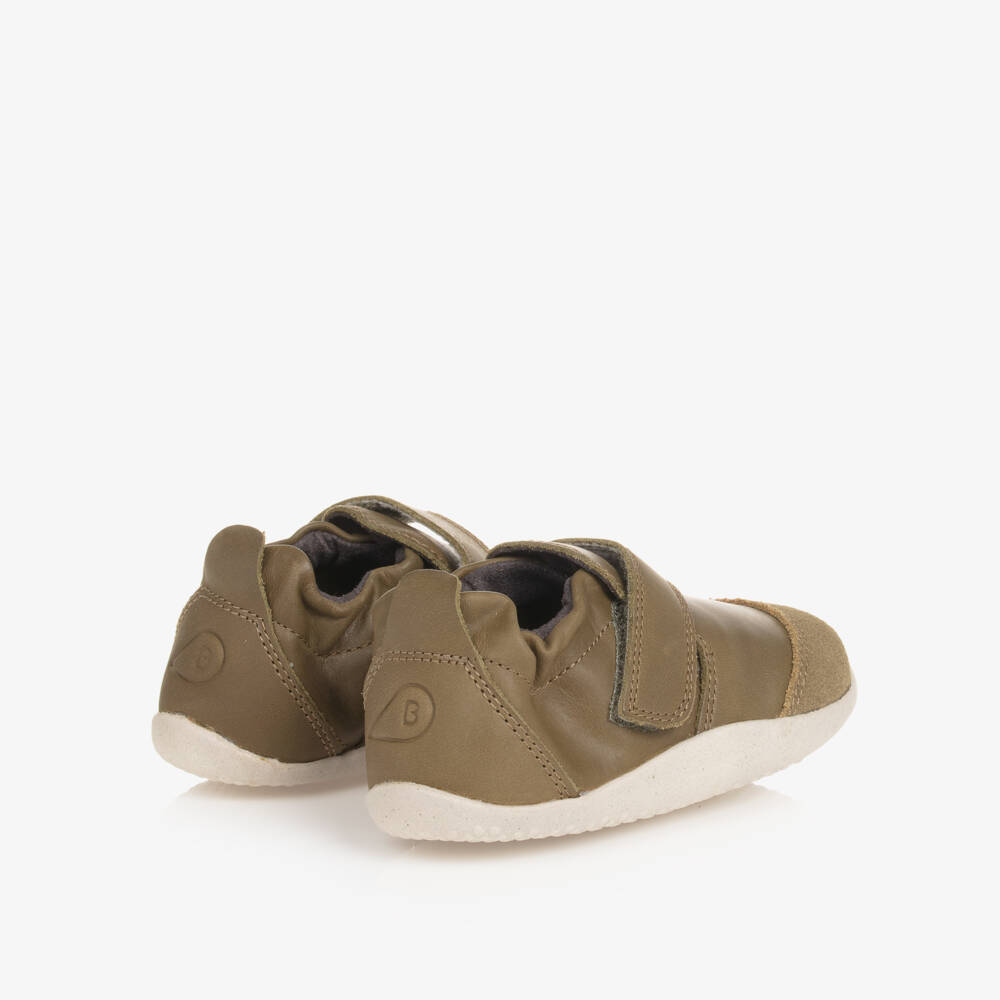 Bobux Xplorer - Green Leather First Walkers | Childrensalon