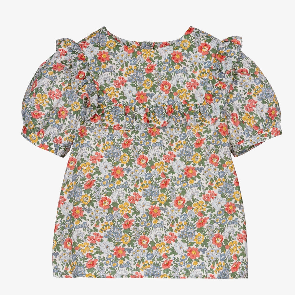 Bonpoint - Girls Liberty Print Blouse | Childrensalon