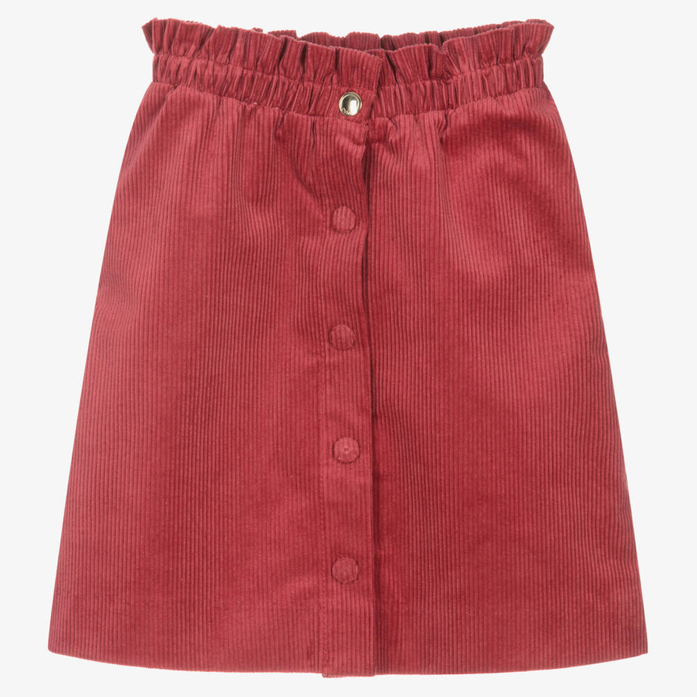Chloé - Girls Pink Corduroy Skirt | Childrensalon