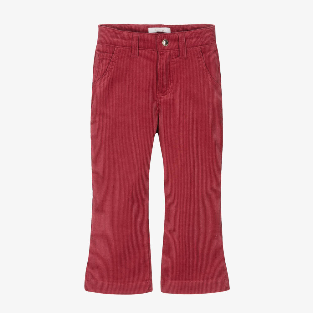 Chloé - Girls Pink Corduroy Trousers | Childrensalon