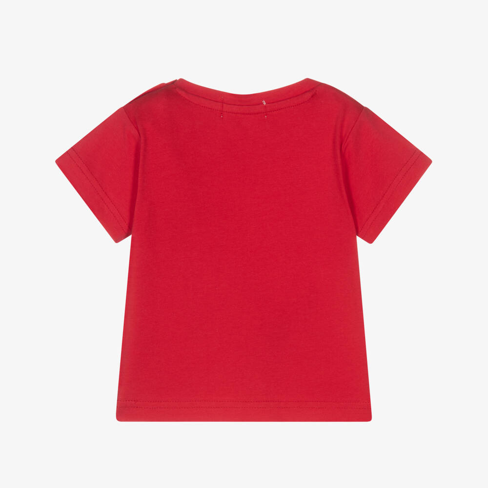 Everything Must Change - Boys Red Cotton Disney T-Shirt | Childrensalon