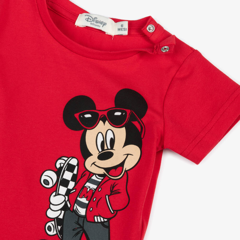 Everything Must Change - Boys Red Cotton Disney T-Shirt | Childrensalon