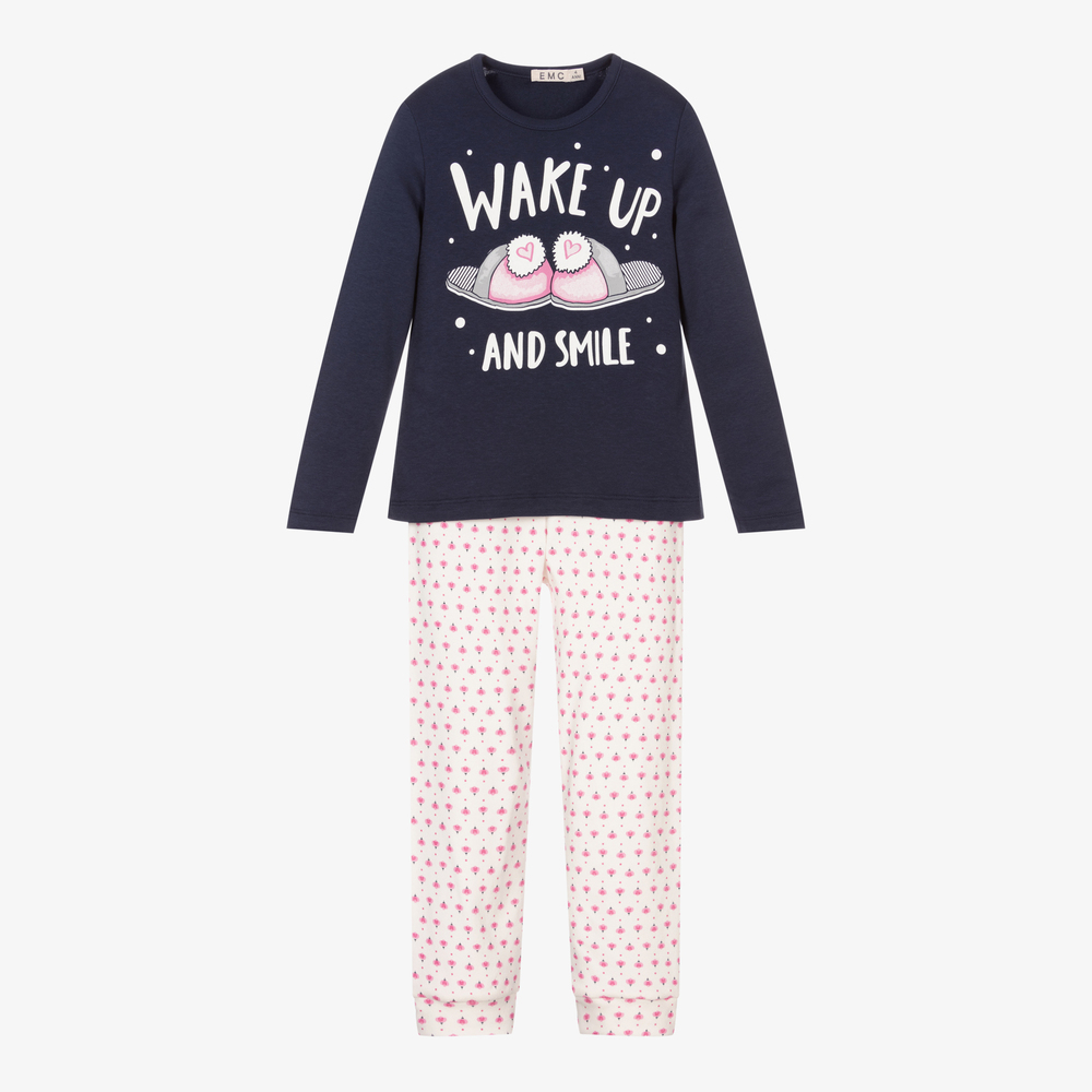Everything Must Change - Girls Blue & Pink Pyjamas | Childrensalon