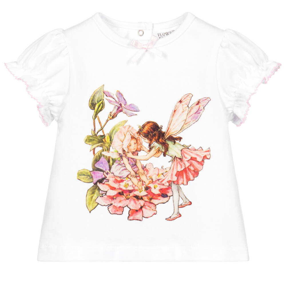 Flower Fairies™ by Childrensalon - White Cotton Baby T-Shirt ...
