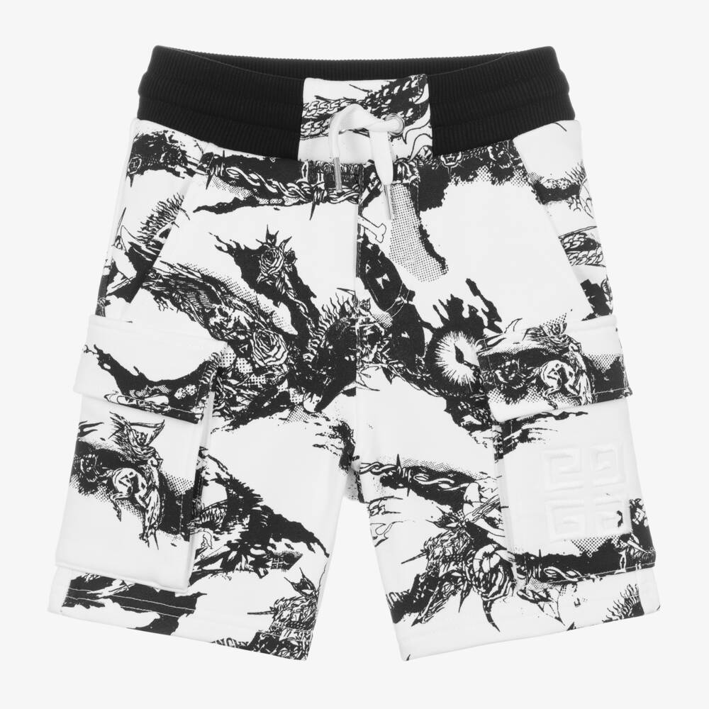 givenchy pattern shorts