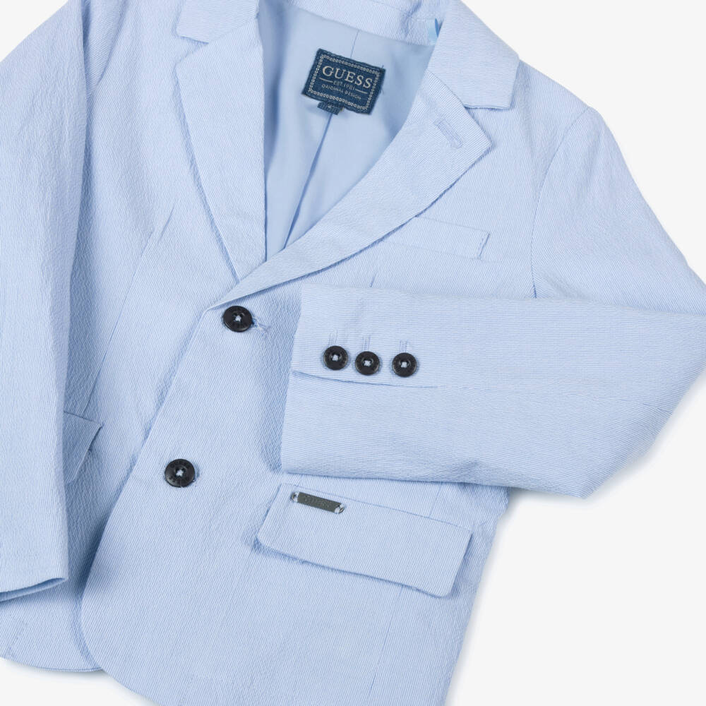 Guess - Boys Blue Striped Suit | Childrensalon