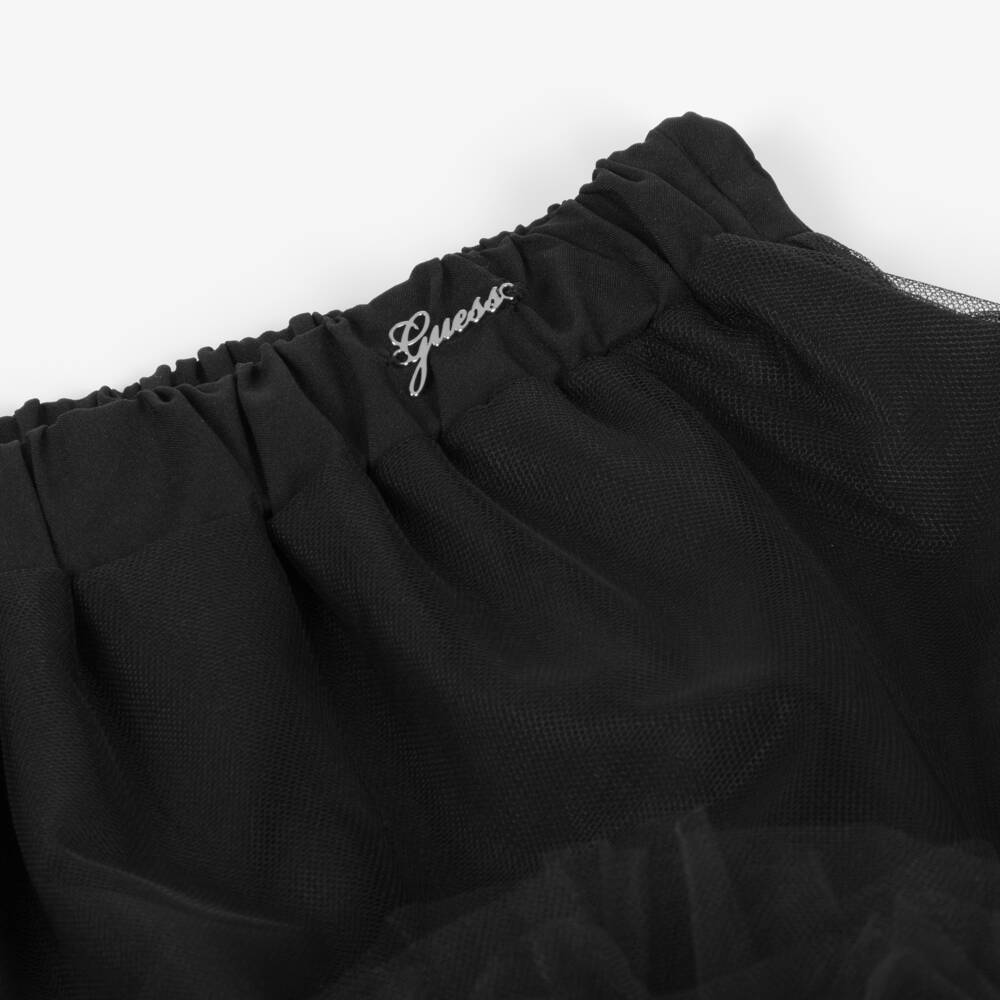 Guess - Girls Black Tulle Ruffle Skirt | Childrensalon