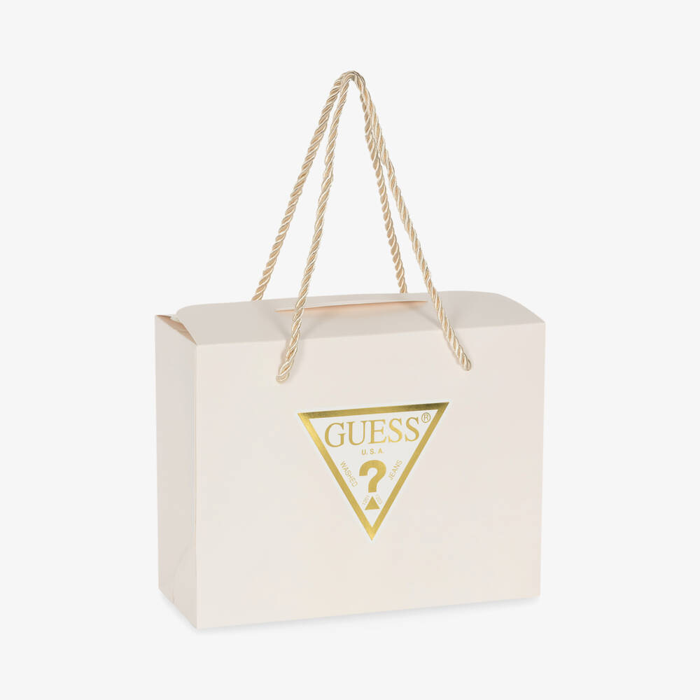 Guess - Pink Velour Baby Tracksuit Set | Childrensalon