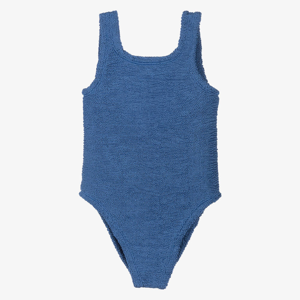 Hunza G - مايّو كرينكل لون أزرق | Childrensalon