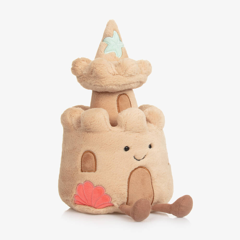 Jellycat - Beige Sandcastle Soft Toy (27cm) | Childrensalon