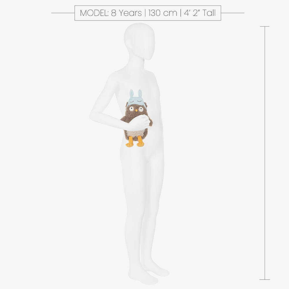 Jellycat - Brown Audrey Hootsoftly Owl Soft Toy (21cm) | Childrensalon