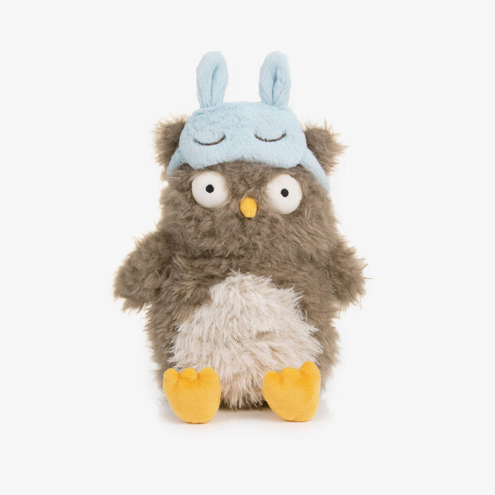 Jellycat - Brown Audrey Hootsoftly Owl Soft Toy (21cm) | Childrensalon