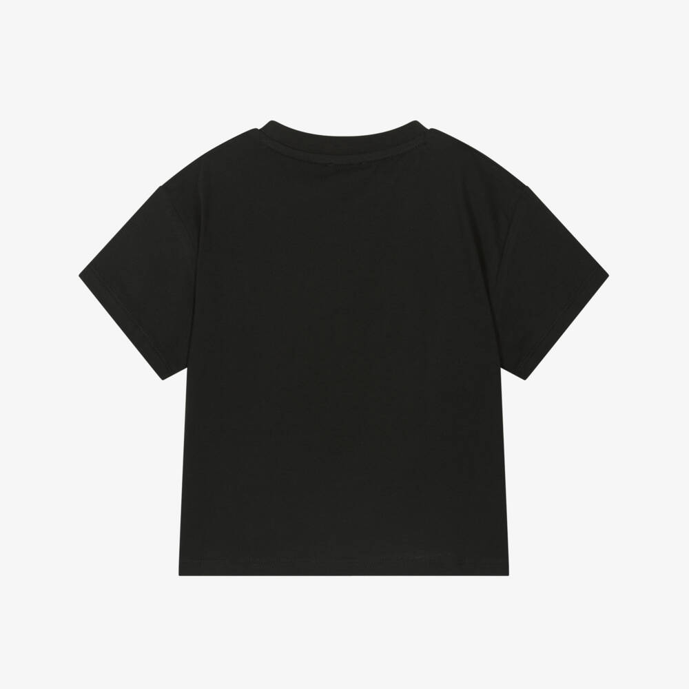 KENZO KIDS - Black Lucky Tiger Cotton T-Shirt | Childrensalon