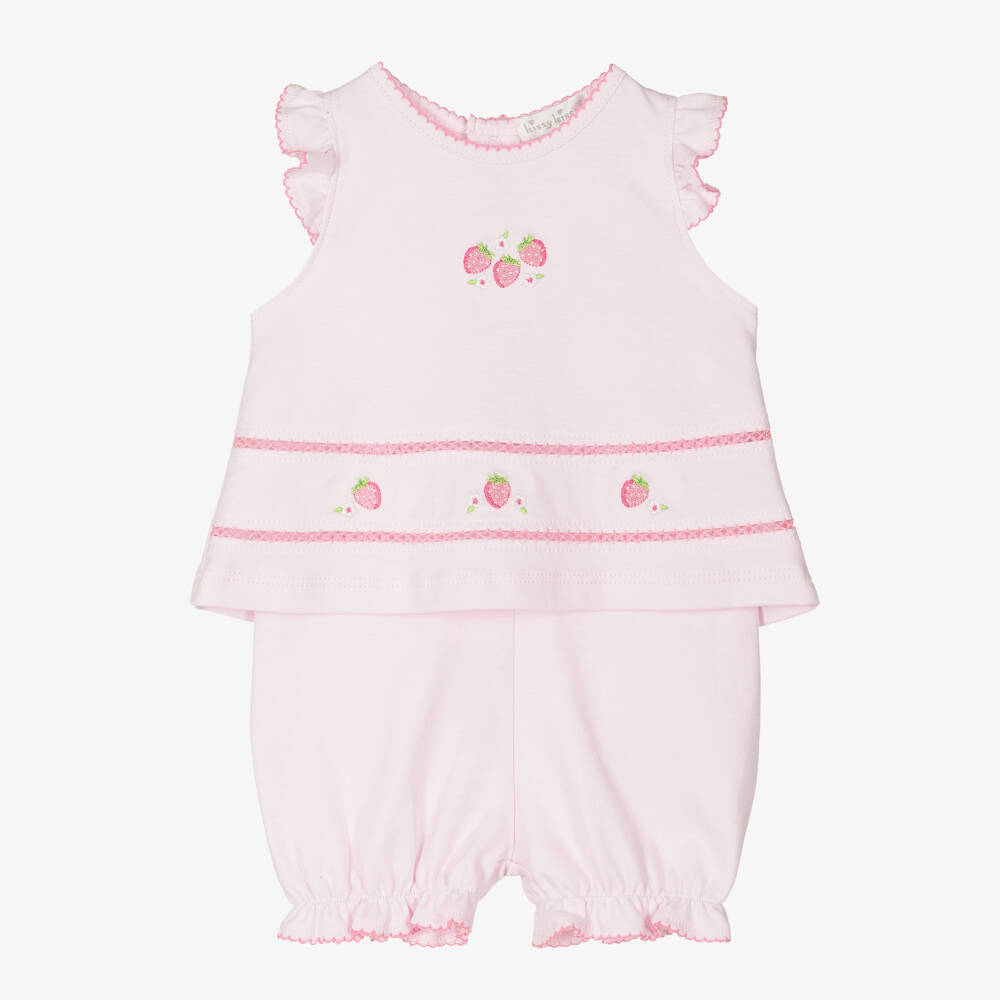 Kissy Kissy - Baby Girls Strawberry Essence Shorts Set | Childrensalon