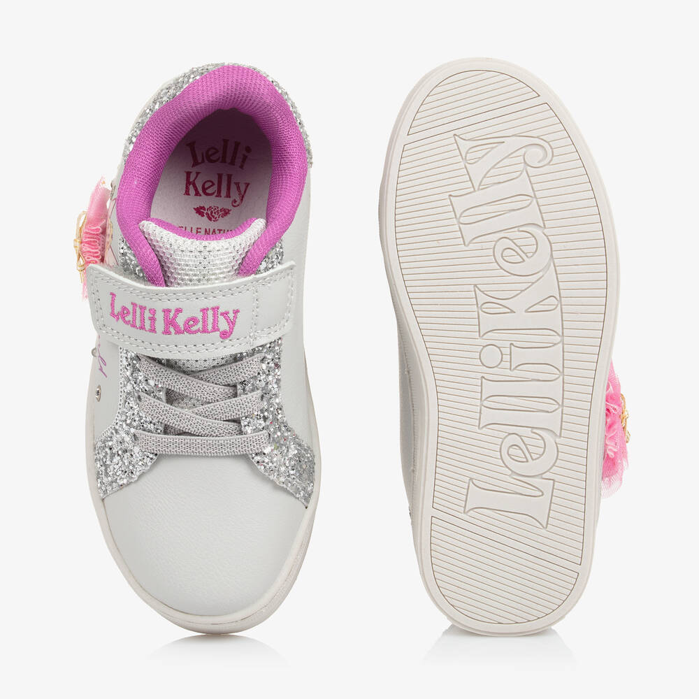 Lelli Kelly - Girls Grey Fairy Light-Up Trainers | Childrensalon