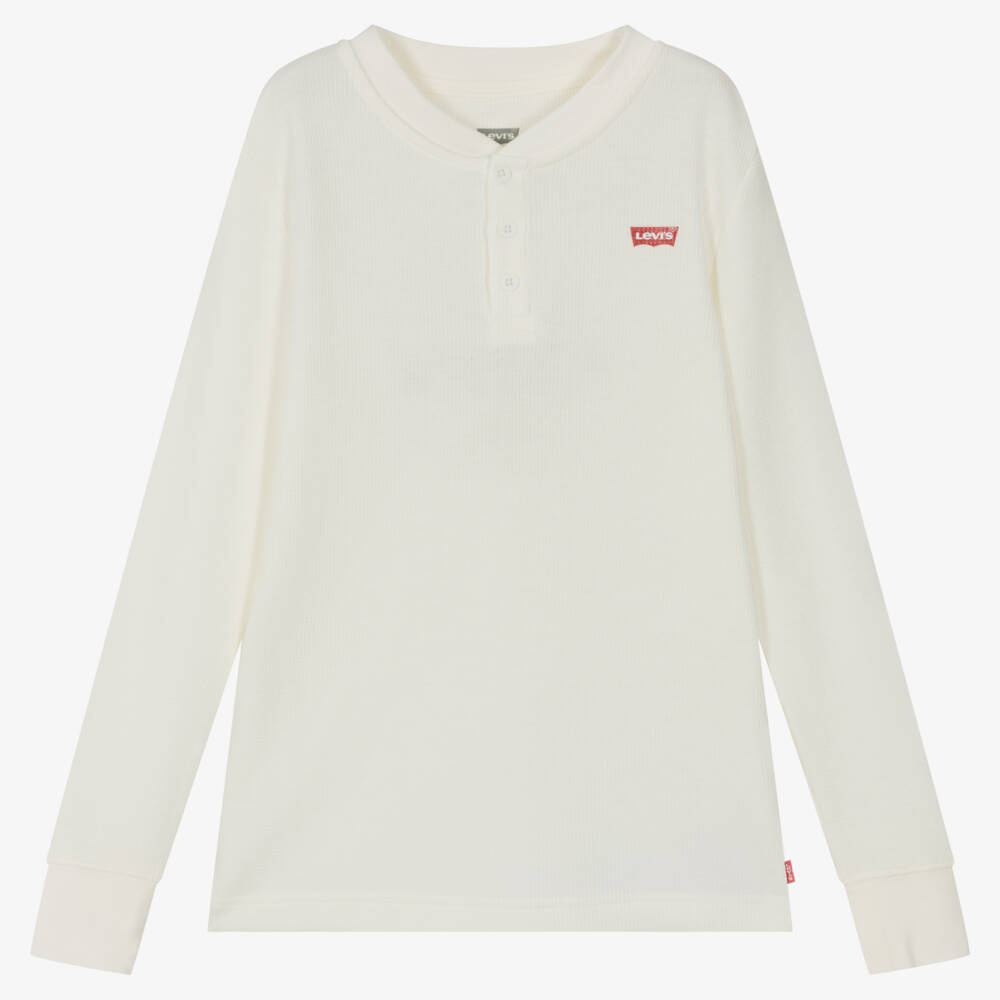 Levi's - Teen Boys Ivory Cotton Top | Childrensalon