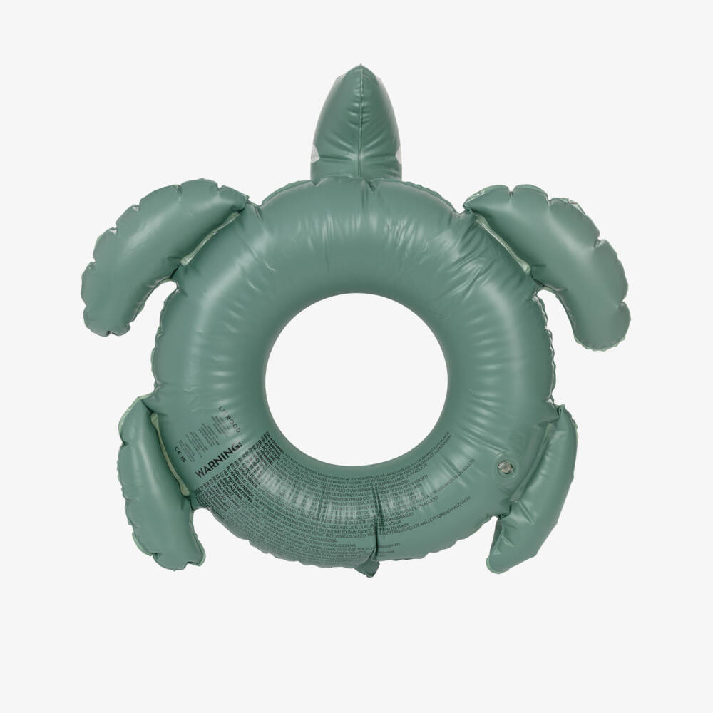 Liewood - Green Turtle Swim Ring (60cm) | Childrensalon