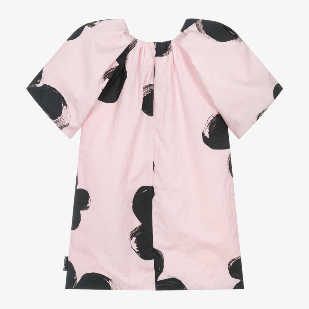 MARC JACOBS - Girls Pink Cotton Daisy Print Dress | Childrensalon