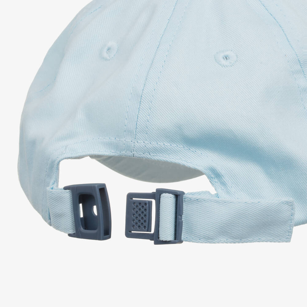 Mayoral - Boys Blue Cotton Embroidered Cap | Childrensalon