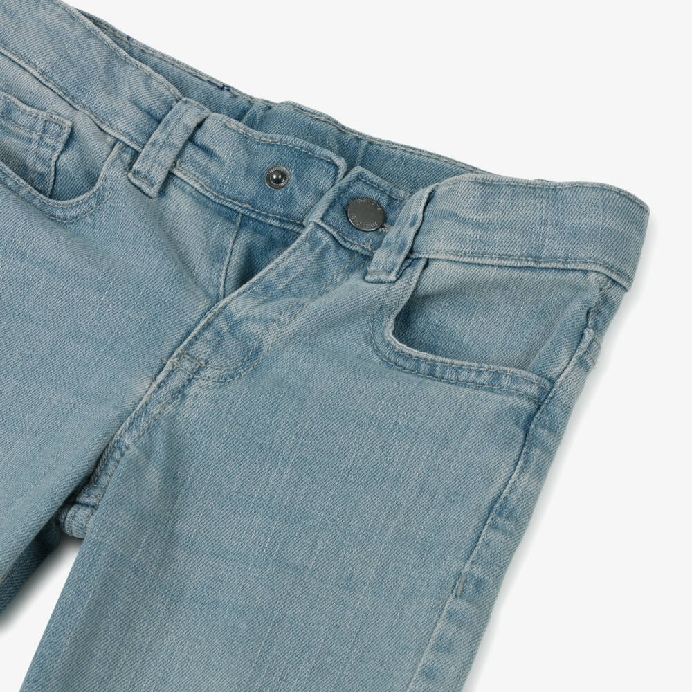 Mayoral - Boys Pale Blue Regular Denim Jeans | Childrensalon