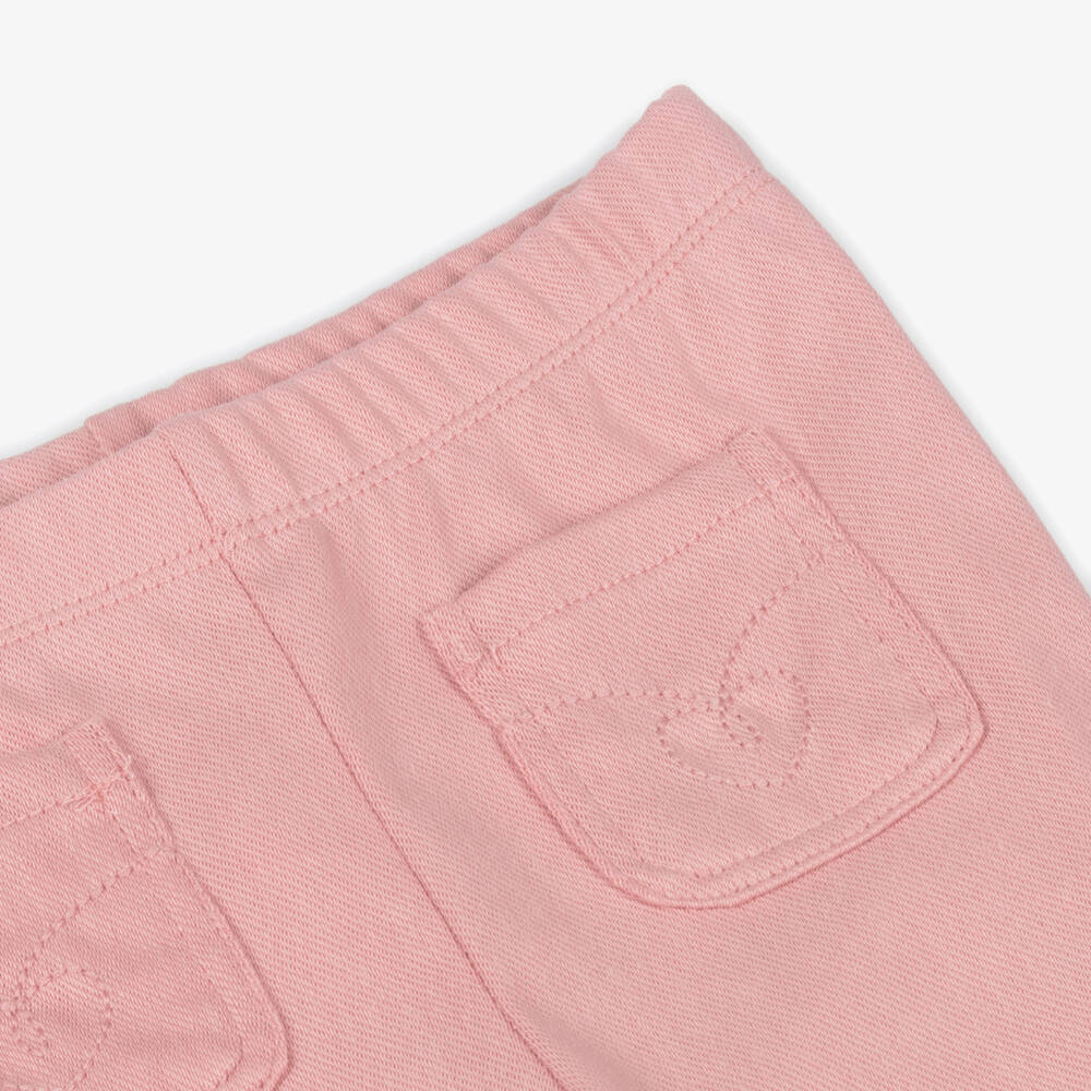 Mayoral - Junior Girls Pink Twill Flared Jeggings | Childrensalon