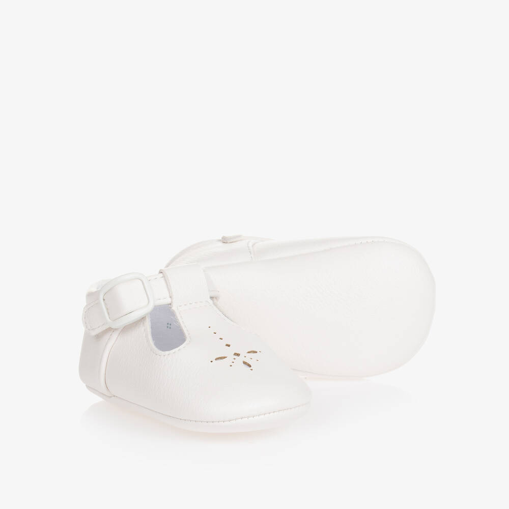 Mayoral Для новорожденных - White T-Bar Baby Pre-Walker Shoes ...