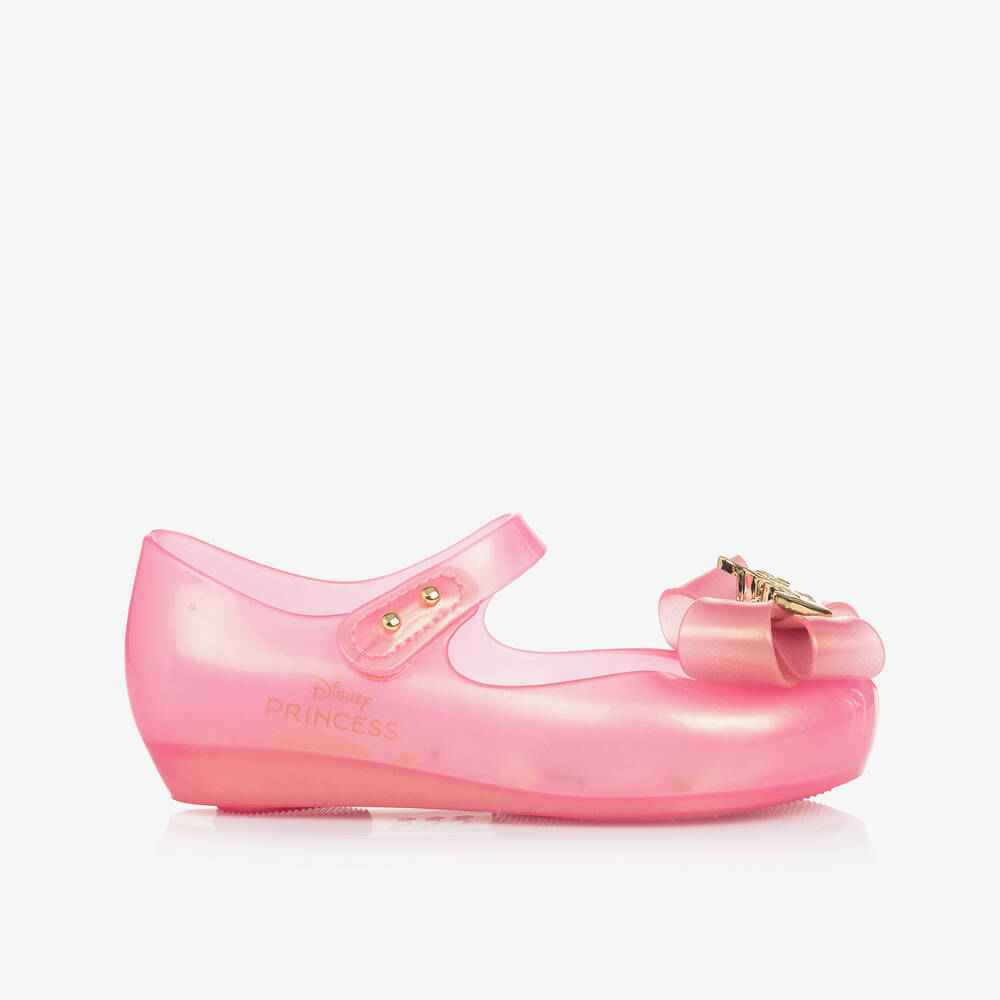 Mini Melissa - Girls Pink Disney Jelly Shoes | Childrensalon
