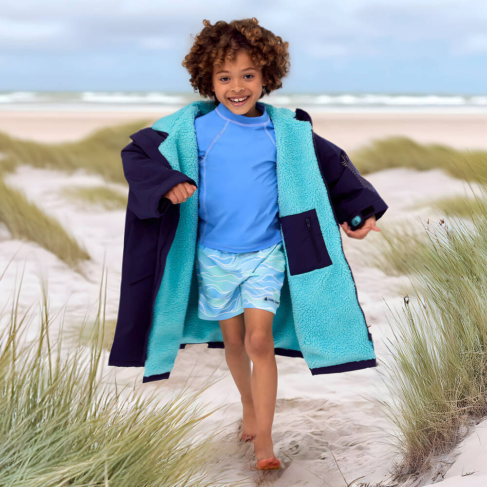 Mitty James - Blue Water-Repellent Changing Coat | Childrensalon