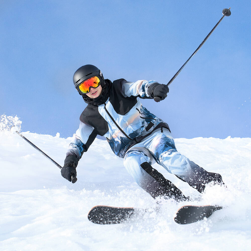 Molo - Boys Blue Alpine Mountain Ski Jacket | Childrensalon