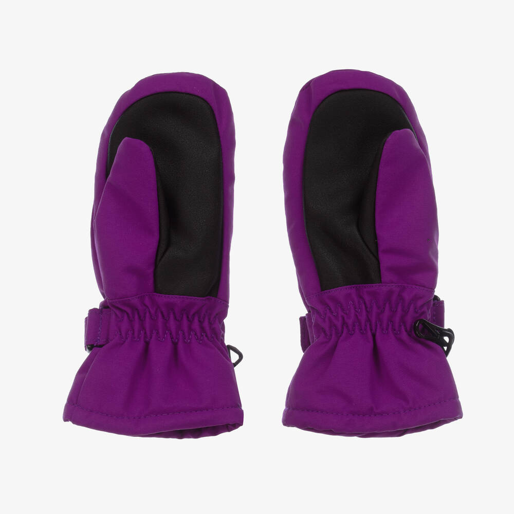 Molo - Purple Star Insulated Mittens | Childrensalon