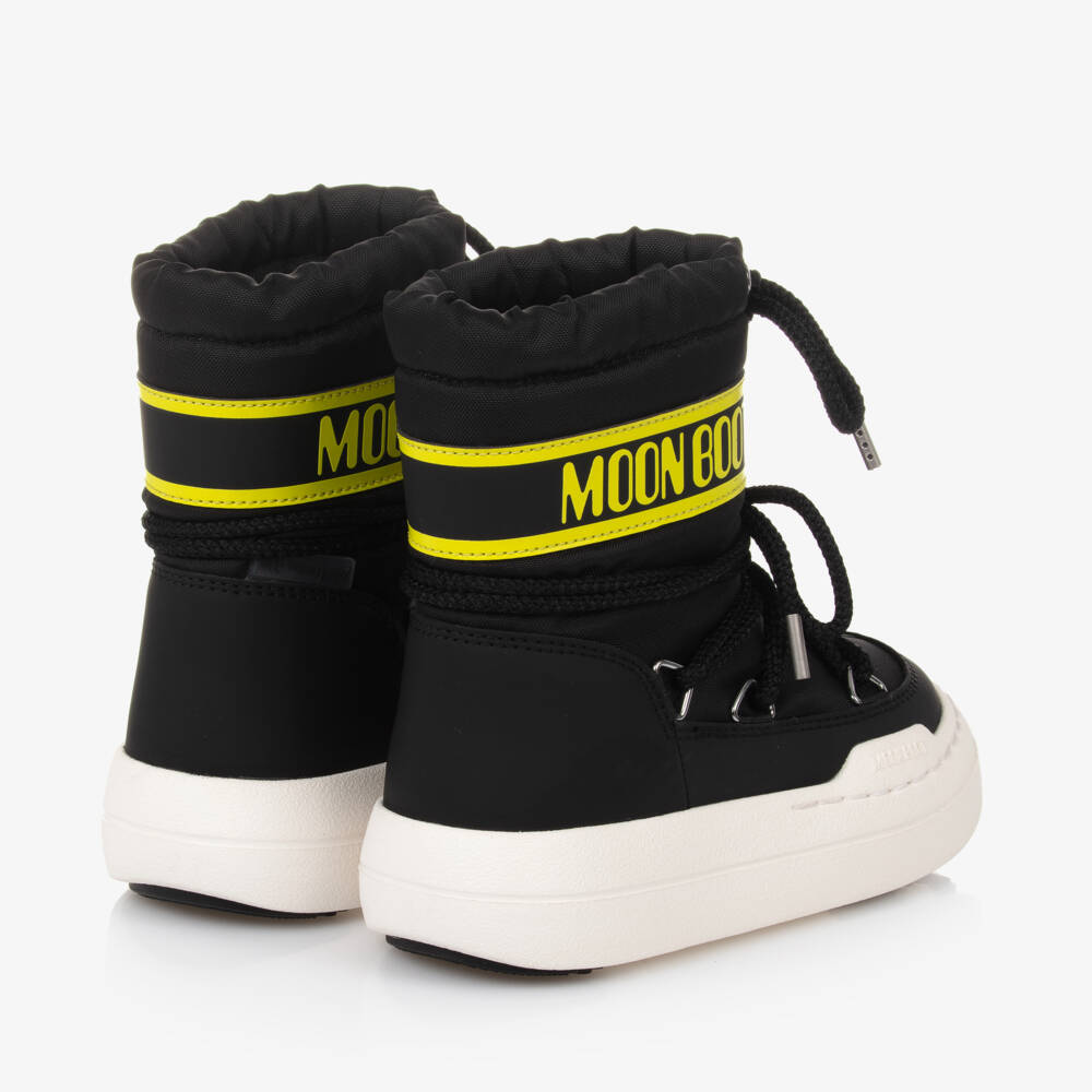Moon Boot - Black Lace-Up Boots | Childrensalon