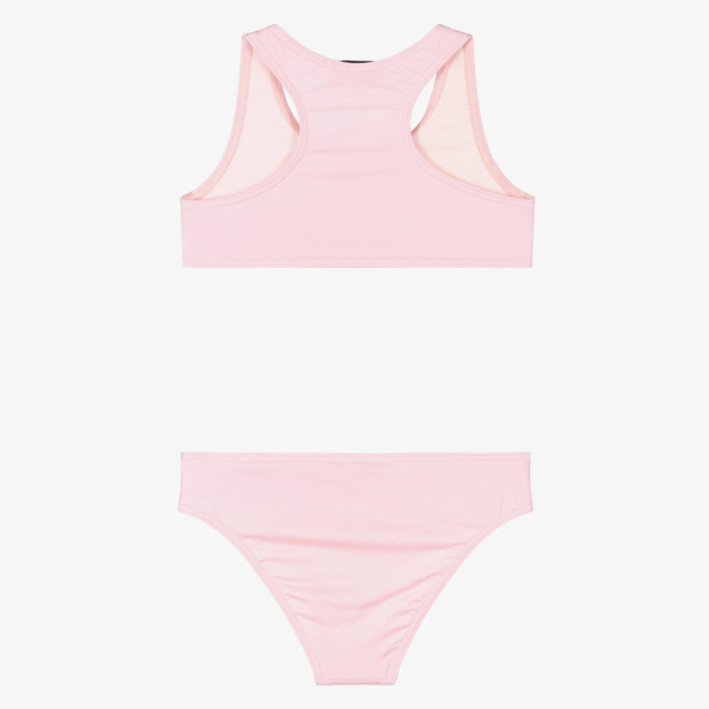 Moschino - Girls Pink Teddy Bear Bikini | Childrensalon