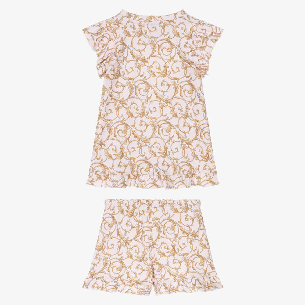 My Little Pie - Girls Allure Pink Supima Cotton Short Pyjamas | Childrensalon