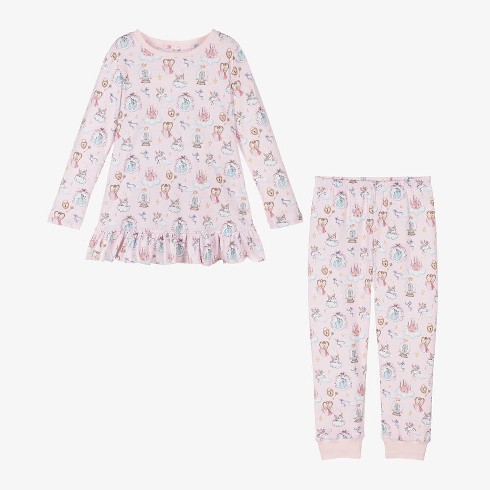 My Little Pie - Girls Pink Princess Supima Cotton Pyjamas | Childrensalon