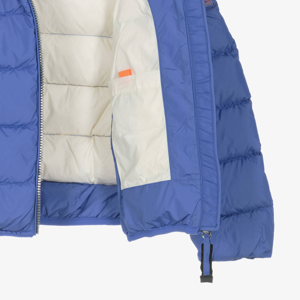 Parajumpers - Girls Blue Down Padded Jinny Jacket | Childrensalon