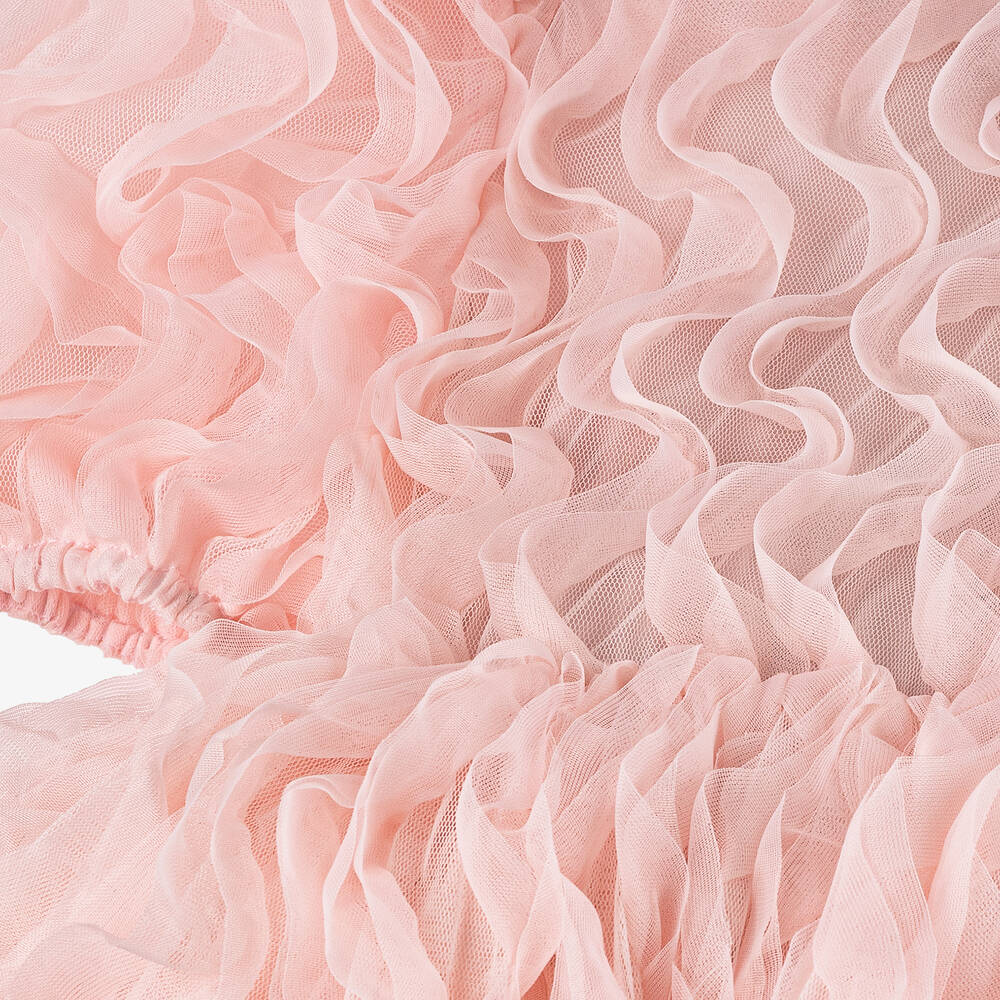 Rock Your Baby - Girls Pink Ruffle Tulle Dress | Childrensalon