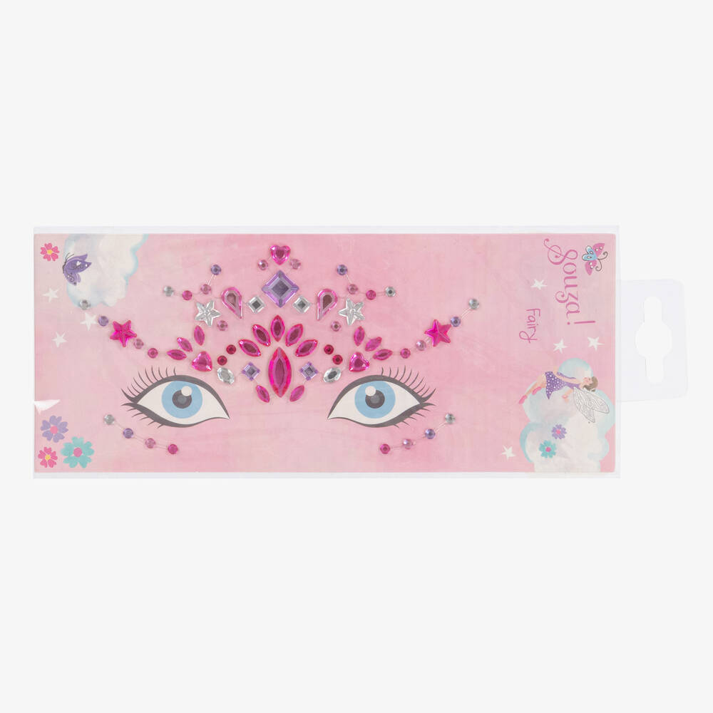 Souza - Girls Pink Gem Makeup Stickers | Childrensalon