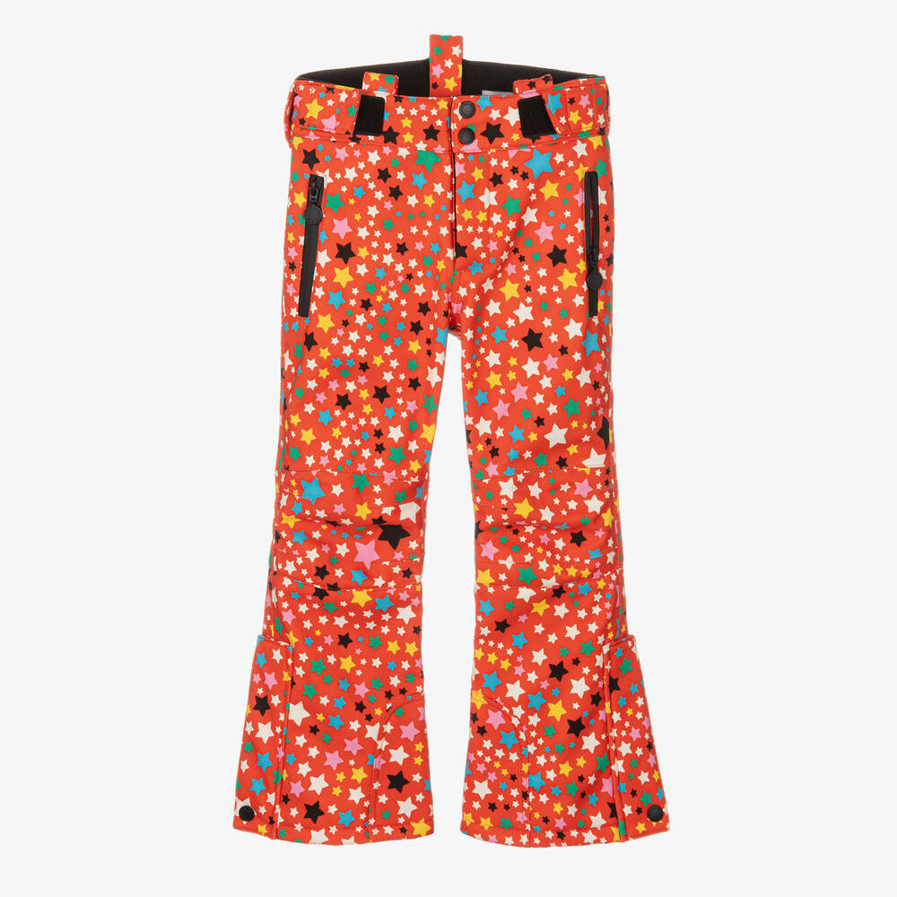 Stella McCartney Kids Ski Wear Capsule - Girls Red Star Ski Trousers ...