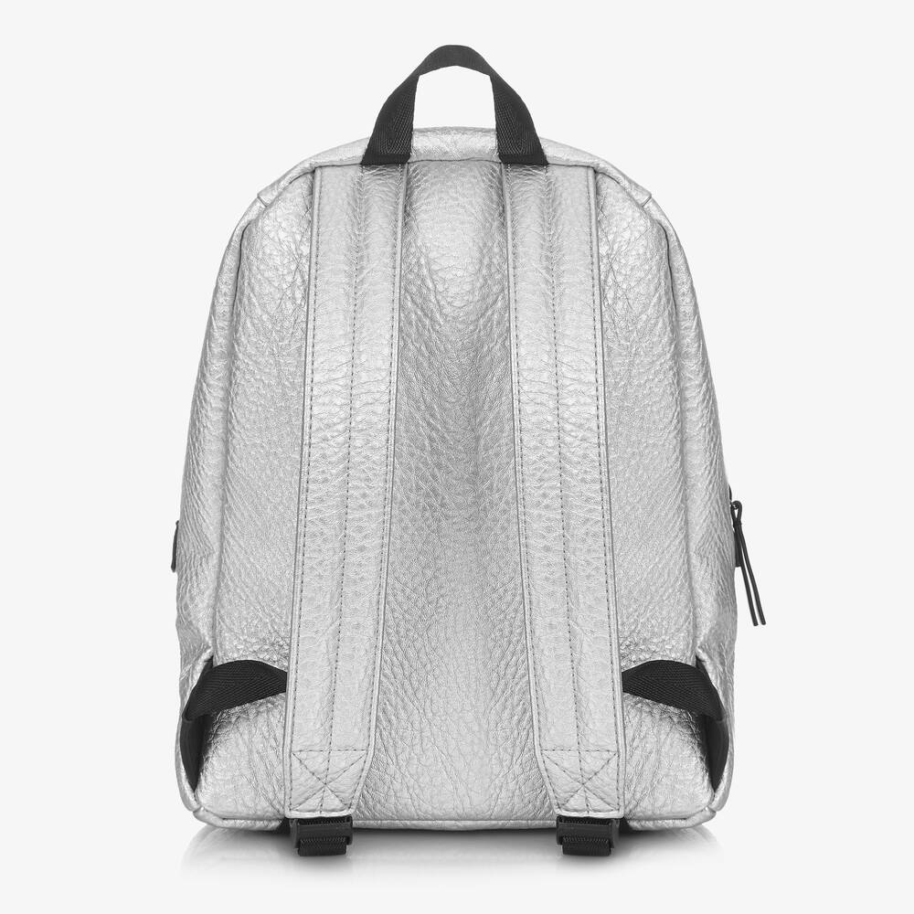 TIBA + MARL - Silver Metallic Backpack (29cm) | Childrensalon