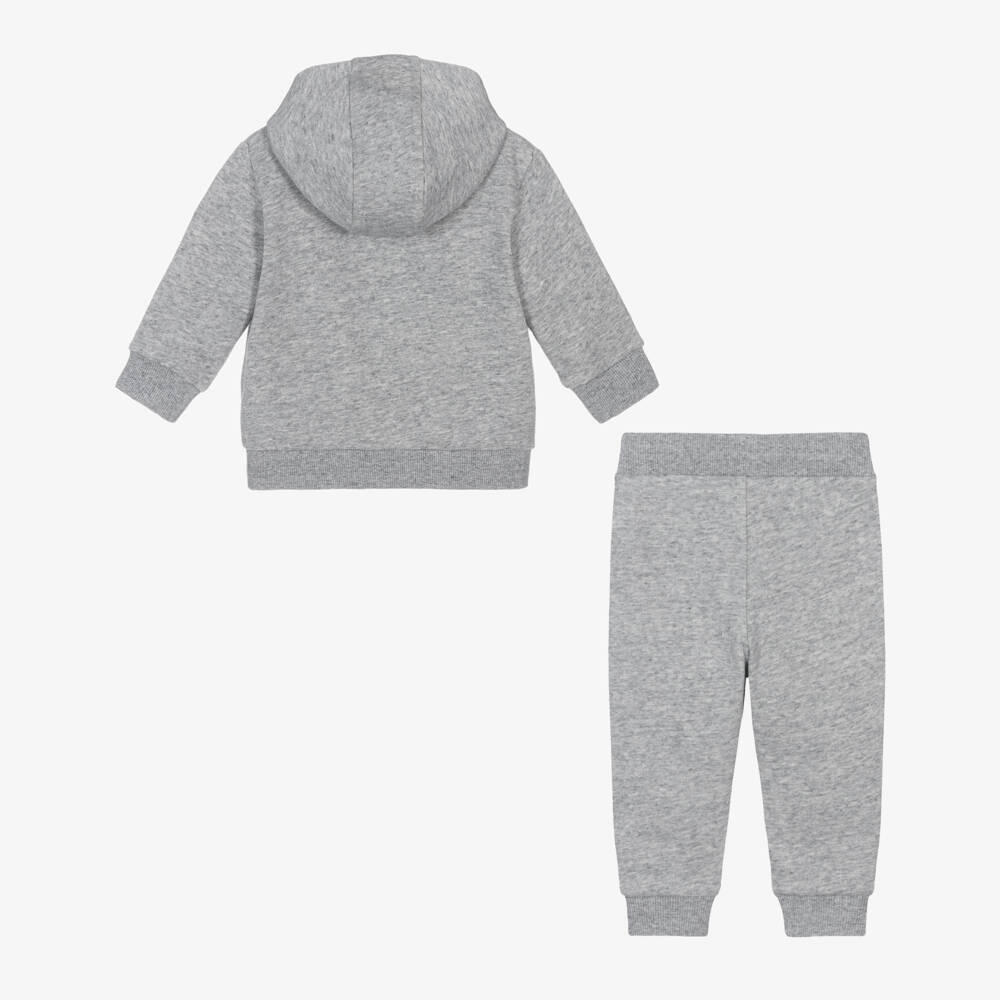 Timberland - Boys Grey Cotton Jersey Tracksuit | Childrensalon