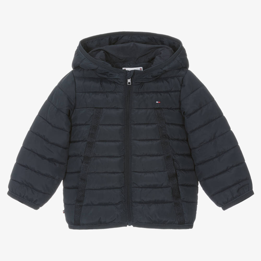 Tommy Hilfiger - Baby Boys Blue Puffer Jacket | Childrensalon