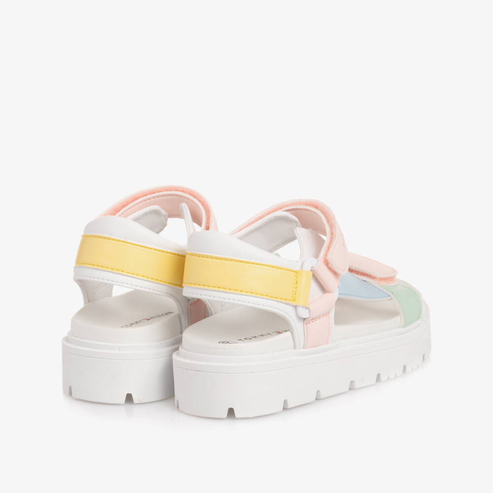 Tommy Hilfiger - Girls Pastel Coloured Chunky Sandals | Childrensalon