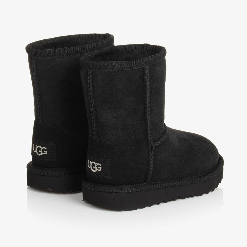 UGG - Black Classic II Suede Leather Boots | Childrensalon