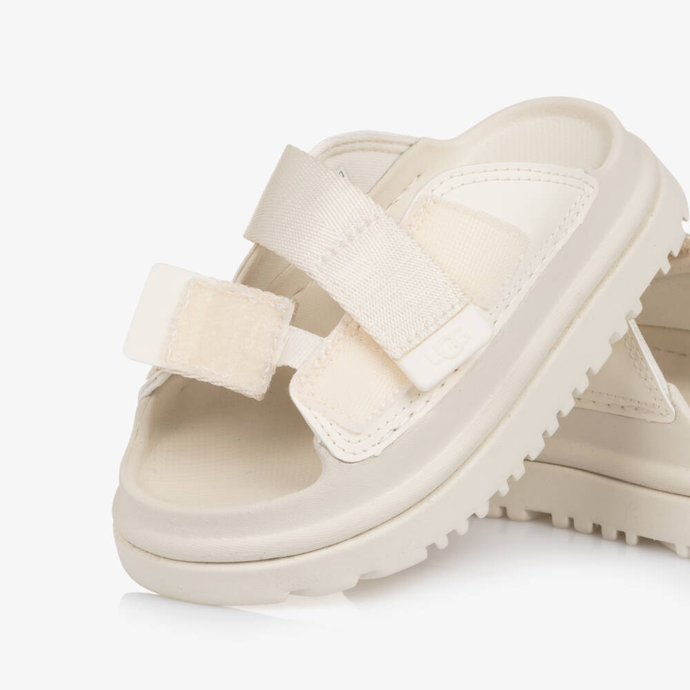 UGG - Ivory Chunky Rubber Sandals | Childrensalon