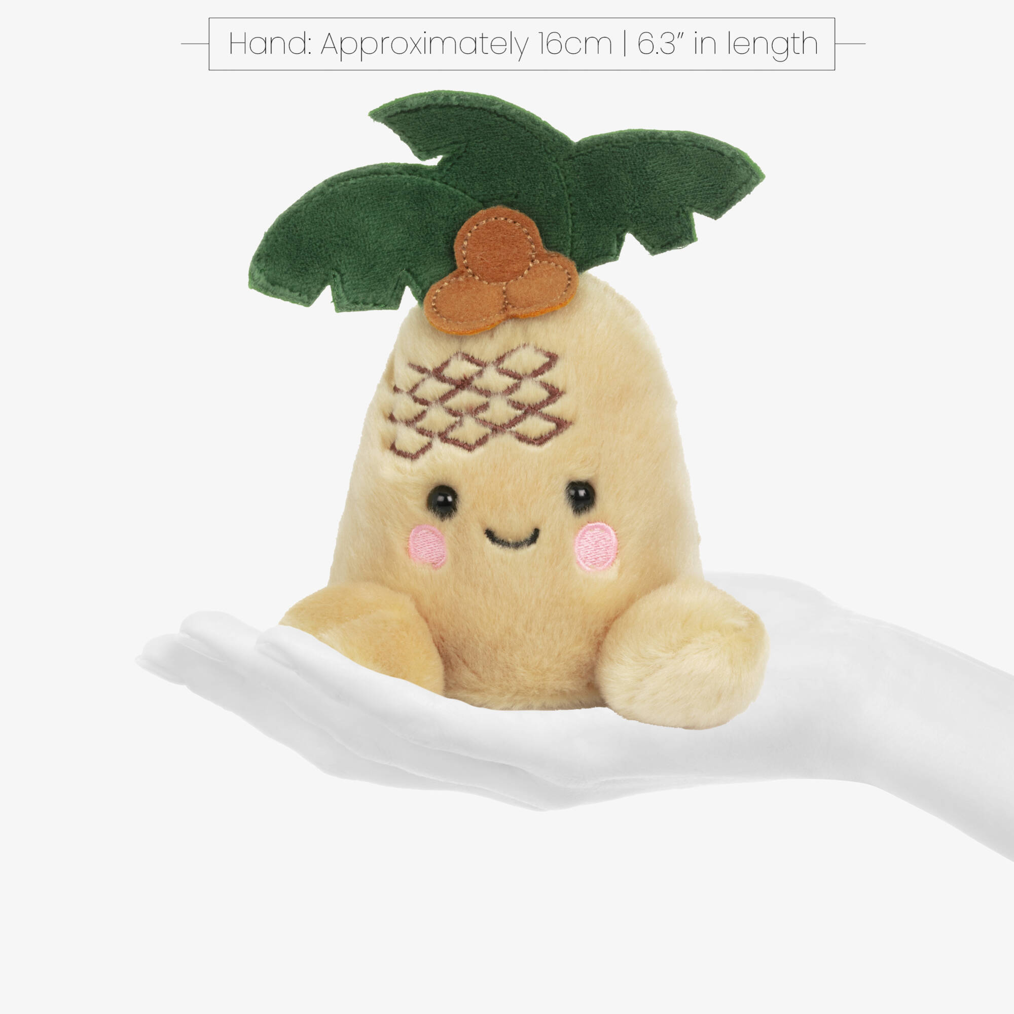 Aurora - Beige Breezy Palm Tree Soft Toy (13cm) | Childrensalon